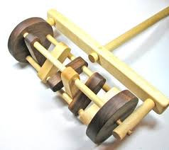 Wooden Lawn Mower